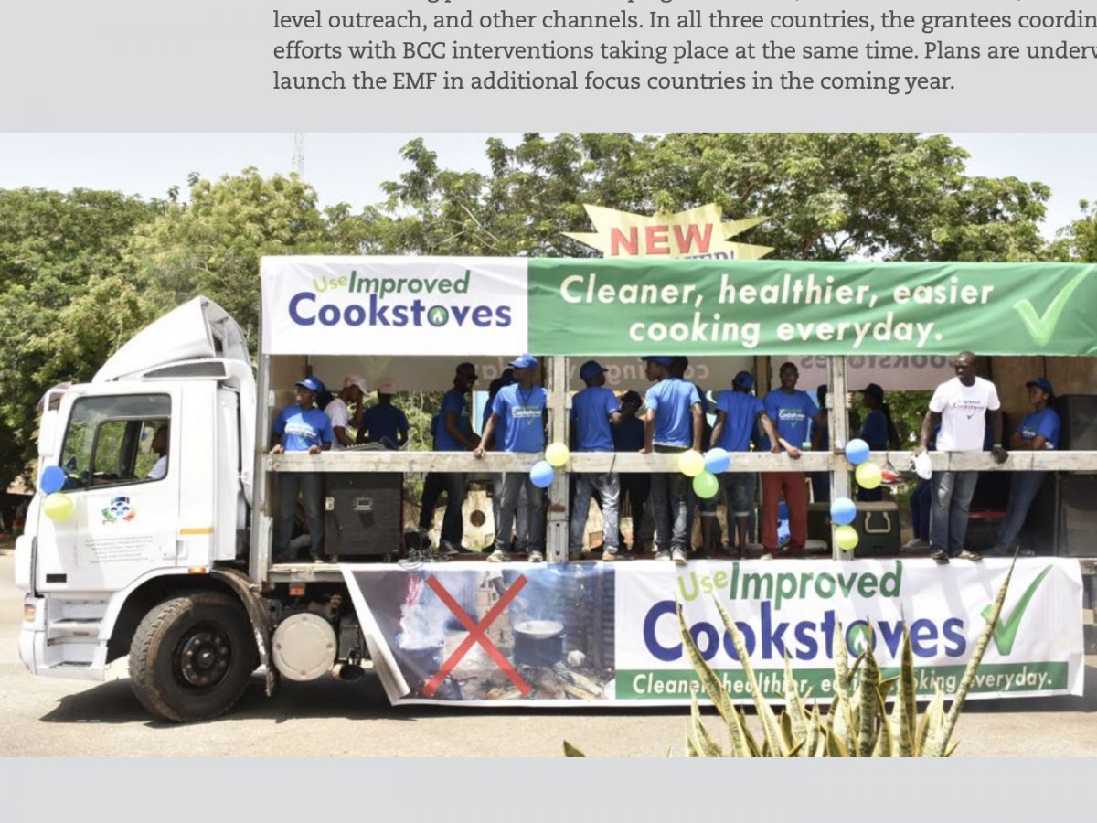 More than 53 million clean and/or efficient cookstoves and fuels ...