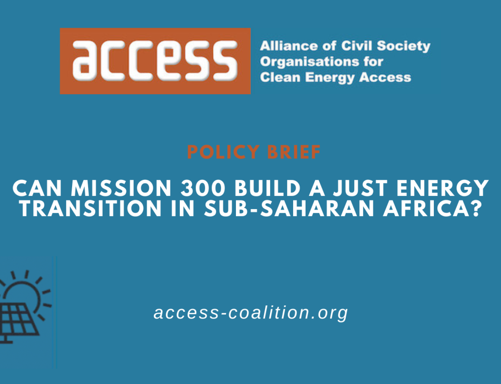 Joint Statement by ACCESS Coalition and GeCCo Accelerating a Just and ...